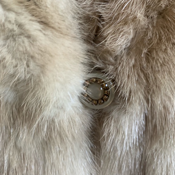 EMBA Pearl | Jackets & Coats | Vintage Emba Pearl Natural Pale Beige ...